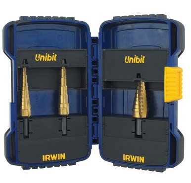 Irwin® Unibi® Step Drill Sets, TiN #1T-#3T, 3 Piece Set #IR-15502 (5 ...