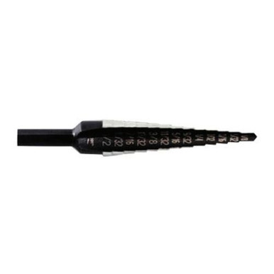 Irwin High Speed Steel Fractional Self-Starting, 1/8"-1/2", 13 Steps # ...