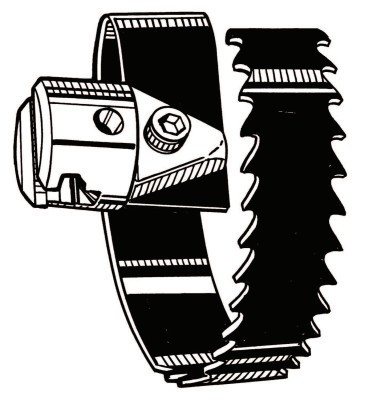 Ridgid Tool Company Drain Cleaner Tools, Spiral Sawtooth Cutter, 4 in ...