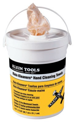 Klein Tools Klein Kleaners Hand Cleaning Towels, 1/PA | AFT Fasteners