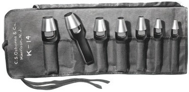 C.S. Osborne Punch Sets, Arch Punch Set, English, 7 Punches 1/4 in - 1 ...