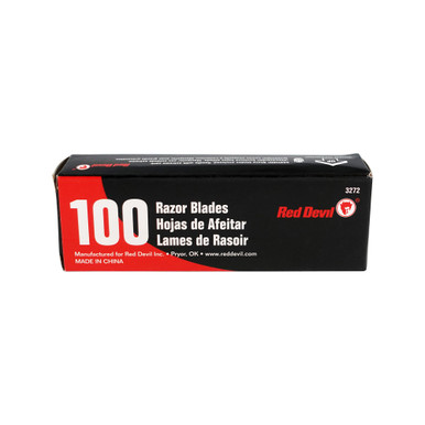 Red Devil SINGLE EDGE RAZOR BLADES; Single Edge Razor Blades, 100/BX ...