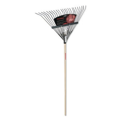 The AMES Companies, Inc. Razor-Back 24 Tine Steel Rake with Wood Handle ...