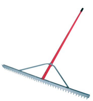 The AMES Companies, Inc. Landscape Rake, 66 in Aluminum Handle, 36 in ...