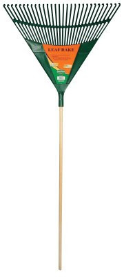 The AMES Companies, Inc. Leaf Rake, 30 in W, Polypropylene, 48 in ...