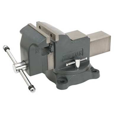 JPW Industries Shop Vises, 6 in Jaw, 3 1/2 in Throat, Swivel Base, 1/EA ...