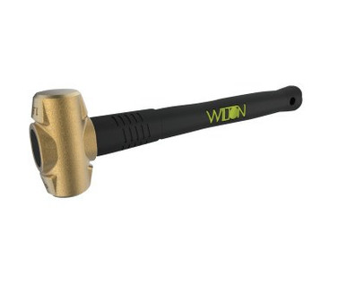 JPW Industries B.A.S.H Unbreakable Handle Brass Sledge Hammers, 16 in ...