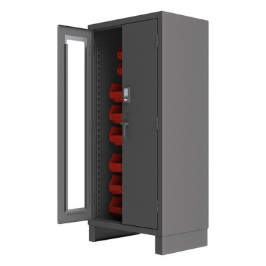 Durham Mfg Heavy-Duty Steel Access Control Cabinet w/ Legs, 14 Gauge ...