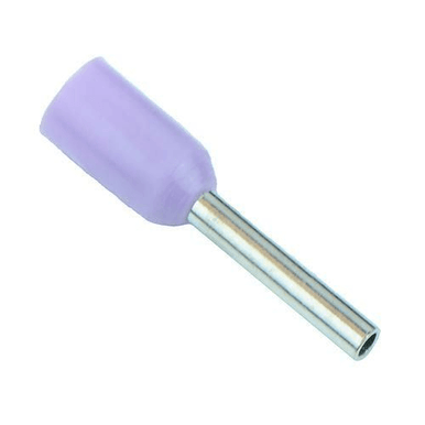 24 AWG Ferrule, 6 mm Barrell Length, Violet (1,000/Pkg.) | AFT Fasteners