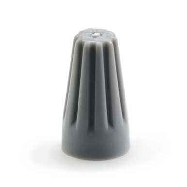 22-14 AWG Twist On Wire Nut - Gray (1,000/Bulk Pkg.) | AFT Fasteners