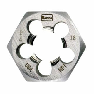 Irwin Hanson Hexagon Taper Pipe Die, 1/8"-27NPT, 1", (HCS) #IR-6702 (5 ...