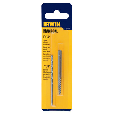 Irwin Hanson® Spiral Extractor (EX-3) & Drill Bit (5/32"), 537 Series ...