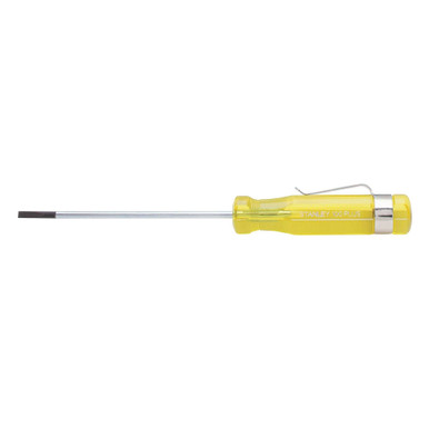 Stanley Products 100 Plus Pocket Clip Slotted Screwdriver, 3/32" x 3 ...