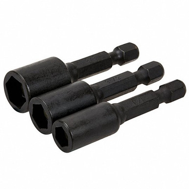 Irwin Impact Performance Magnetic Tip Nut Setter Bit Set, 1/4", 5/16 ...