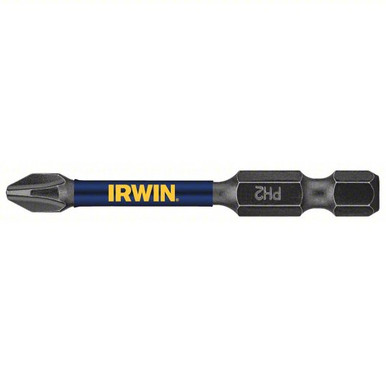 Irwin 2" Impact Performance Phillips #2 Insert Bit, 1/4" Hex # ...