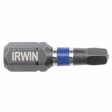Irwin Impact Performance 1" Square (SQ2) Power Bit, 1/4" Hex # ...