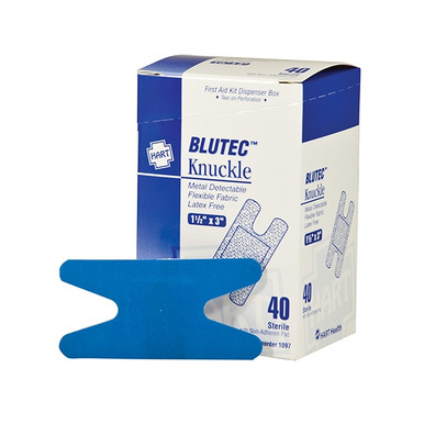 HART Health Blutec Metal Detectable Elastic Adhesive Bandage, Knuckle ...