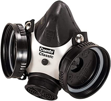 MSA Comfo Classic Half-Mask Respirator SoftFeel Hycar, Large, 1/Each ...