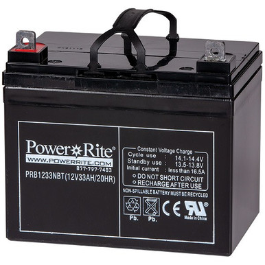 Power Rite Battery, 12V, 33 Ah (Nut & Bolt Connection), 1/Each | AFT ...