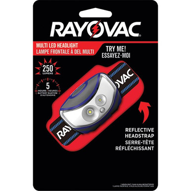Rayovac Sportsman Outdoorsman Headlight, Blue, 1/Each | AFT Fasteners