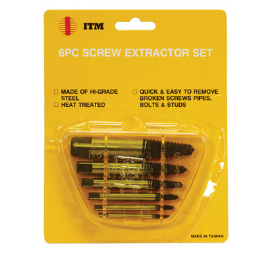 6 Piece Screw Extractor Set (1/Pkg.) | AFT Fasteners