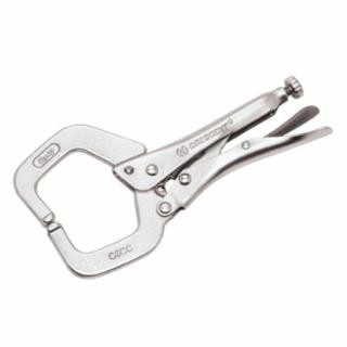 Crescent Locking C-Clamp with Swivel Pads, Locking Grip, 6 in Long, 3 ...