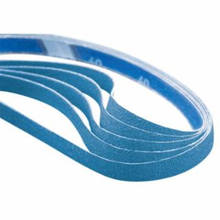 Norton BlueFire Coarse Grit Cloth File Belt, 1/2 in W x 12 in L, 150 ...