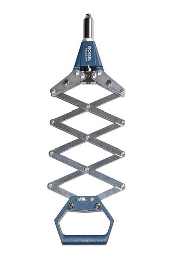 Goebel GO-25-SN Heavy Duty Lazy Tong Rivet Tool, 4-Jointed Slide Block ...