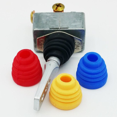 Chrome Toggle With Boots Weatherproof On Off 35A (6/Pkg.) | AFT Fasteners