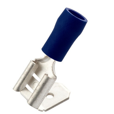 Disconnect Piggyback AWG 16-14 Blue 1/4" PVC (132/Pkg.) | AFT Fasteners