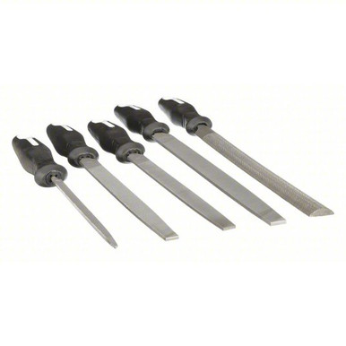Crescent 5-Piece General Purpose File Sets with Ergonomic Handles, 6 in ...