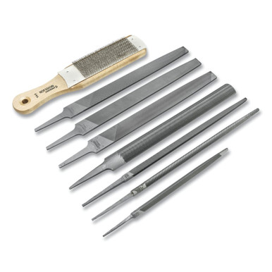 Crescent 8-Piece Machinist File Set, 7 in, 10 in, 1/ST | AFT Fasteners