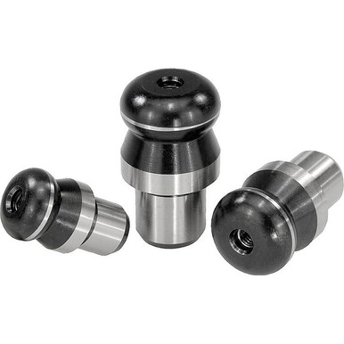 Kipp Locating Pin w/Ball End, 10 mm, Style B, Stainless Steel (1/Pkg ...