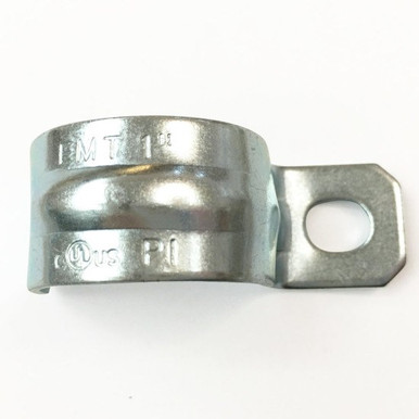 EMT Steel Strap 1 Hole 1/2" (100/Pkg.) | AFT Fasteners