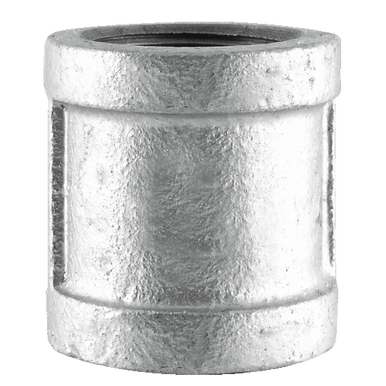 Pipe Fittings - 2-1/2" Galvanized Couplings (1/Pkg.) | AFT Fasteners
