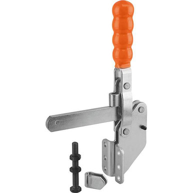 Kipp Toggle Clamp Standard, M08X60, F1=2000, Vertical w/Angled Foot ...