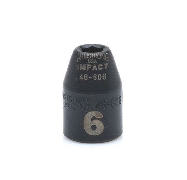 12 MM USA Impact 6 Point Metric 3/8" Drive Socket (5 Pkg.) | AFT Fasteners