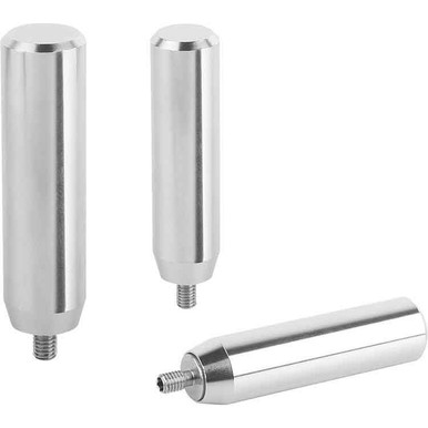 Kipp Cylinder Grips, Revolving, Stainless Steel, D=M06X9, D1=20, (1/Pkg ...