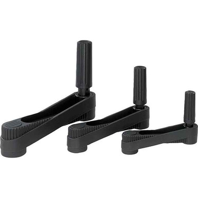 Kipp Crank Handle w/Cylindrical Revolving Grip, Locating Hole w/Slot, w ...