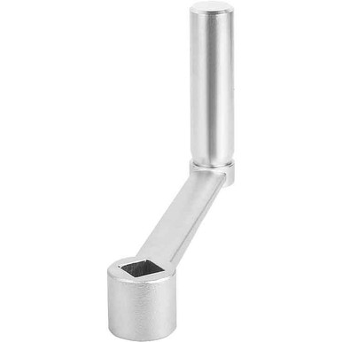 Kipp Crank Handle, Similar to DIN 469, Stainless Steel, Revolving Grip ...
