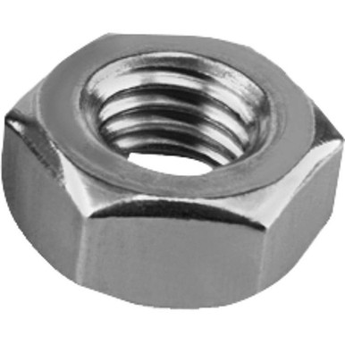 Kipp Hex Nut, DIN 934, M30, SW=46, Stainless Steel A2, (1/Pkg), K1145 ...