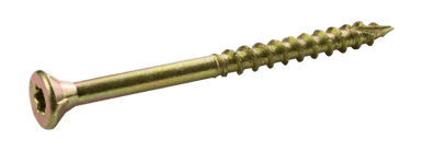 Grip Rite #9 x 2-1/2" Interior General Construction Screws, Gold (1 lb ...