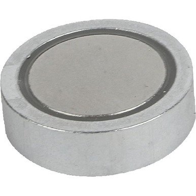 Kipp Shallow POT Magnet, Style A, NdFeB, 20 x 6 mm, Round, Composite ...