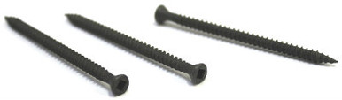 Pro-Twist #8 x 3" Trim Head Screws, Square Drive, Sharp Point, Black ...