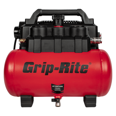 Grip Rite Air Compressor, 3450 RPM, 1 HP, 1.5 Gal, #GR200QW | AFT Fasteners