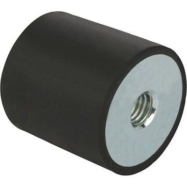 Kipp Rubber Buffers, Style C, Internal Thread, M6x20x20mm, Stainless ...