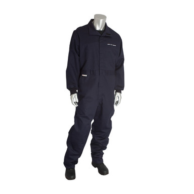 PIP AR/FR Dual Certified Coverall (13.2 Cal/cm2) Navy Blue/Small #9100 ...