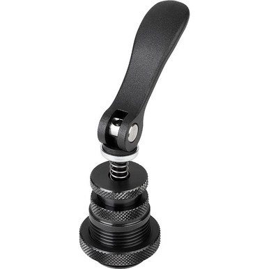 Kipp Eccentric Clamping Module, D1=M30X2, Form D, Steel, Black ...