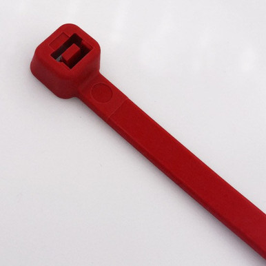 8" Colored Cable Ties 50 lb. - Red (20 Bag, 120 Bags) #CT10295 | AFT ...