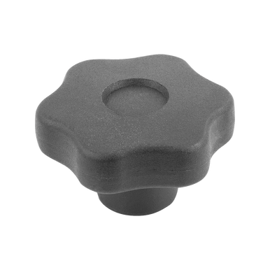 Kipp Star Grip, w/Tapped Bush, Style K, D=M8, D1=40 mm, H=24.5 mm ...